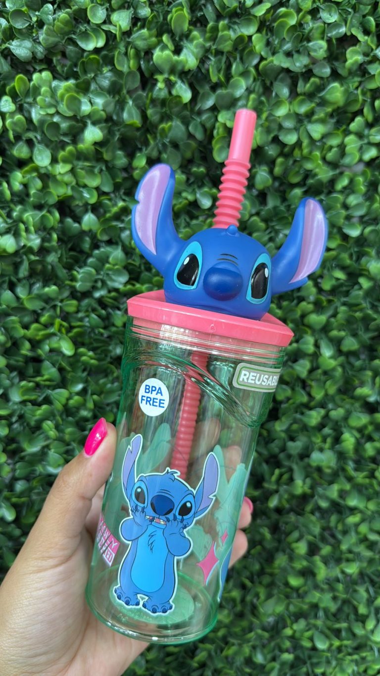 Botella de stitch con bombilla – Productos papeleria kawaii al por ...
